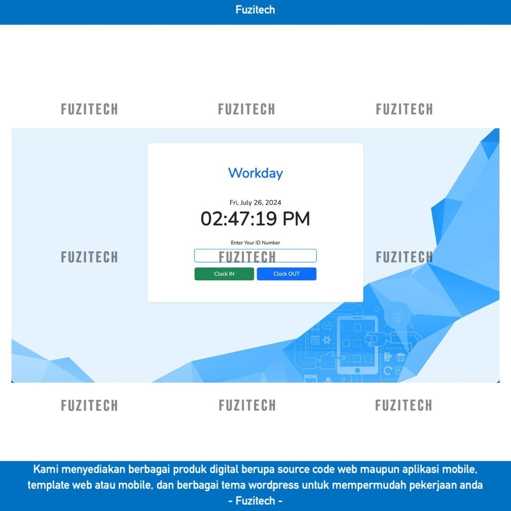Jual SOURCE CODE APLIKASI WEB SISTEM INFORMASI MANAJEMEN ABSEN DENGAN ...