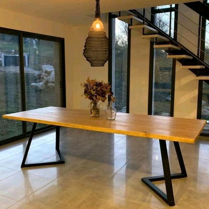 Jual Meja meeting meja kantor meja industrial kayu mahoni solid Besi ...