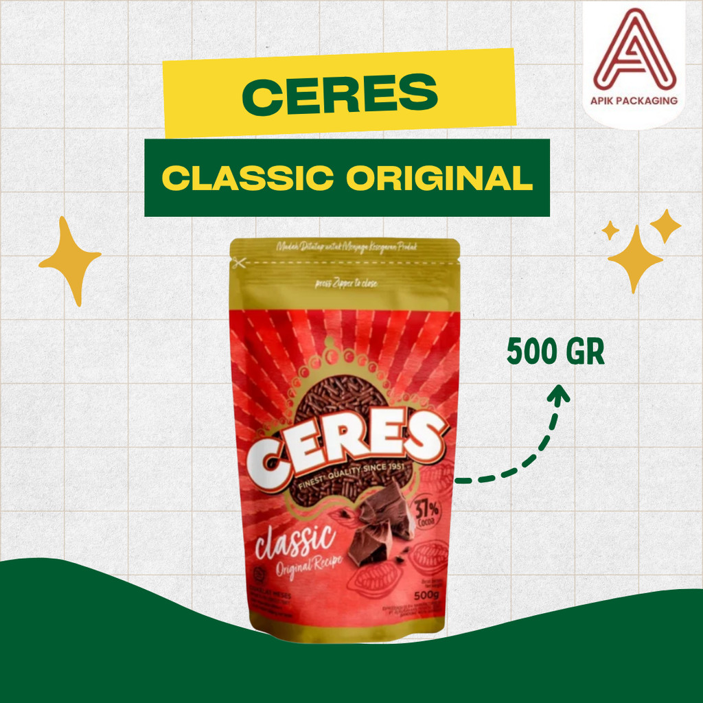 Jual COKELAT MESES / CERES CLASSIC ZIPLOCK UKURAN 320 GR / 500 GRAM ...