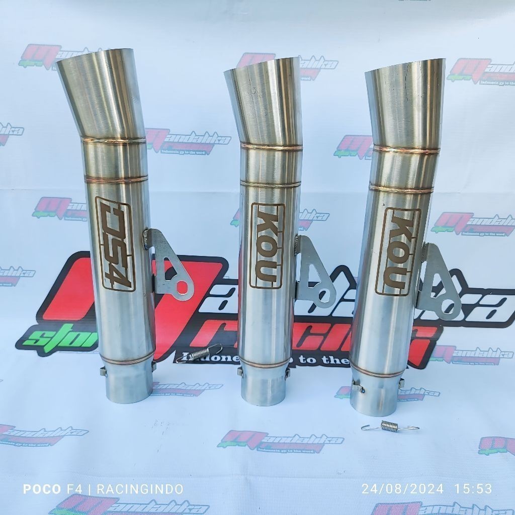Jual Kou MAHACHAI Exhaust pipe Muffler Only 51mm for tmx xrm rusi ...