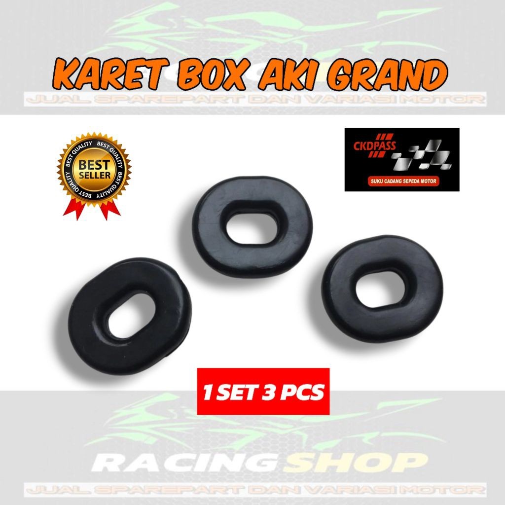 Jual Karet Box Aki Dop Accu Grand Set 3 Pcs - Karet Dop Body Tutup Aki ...