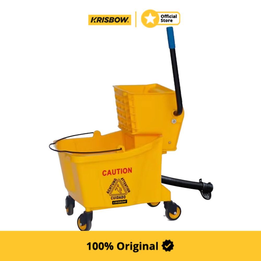 Jual Krisbow 24 ltr Ember Pel Peras Dengan Selang Pembuangan - Kuning ...