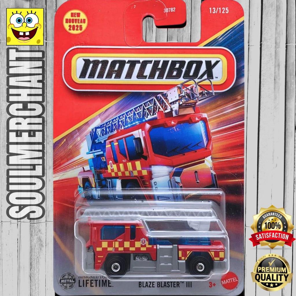 Jual Matchbox Blaze Blaster III Merah Diecast Truck Pemadam Kebakaran ...