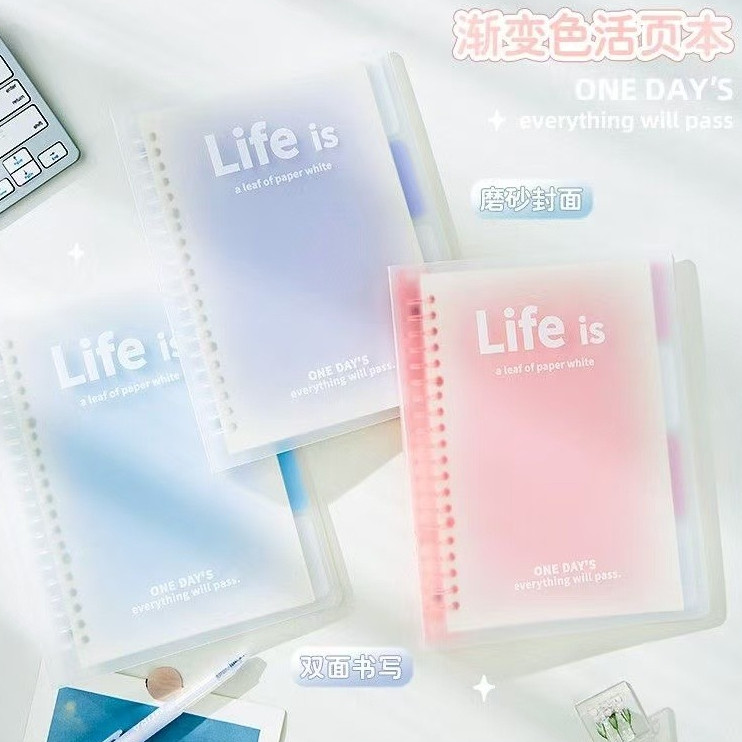 Jual Buku Binder A5/B5 Notebook Aesthetic Korea Besar Buku Catatan Lucu ...