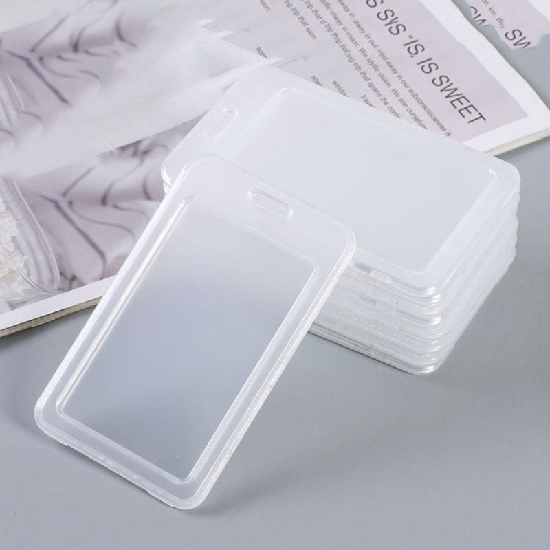 Jual ID CARD POLOS/ CARD HOLDER TRANSPARAN / FRAME ID CARD CLEAR ...