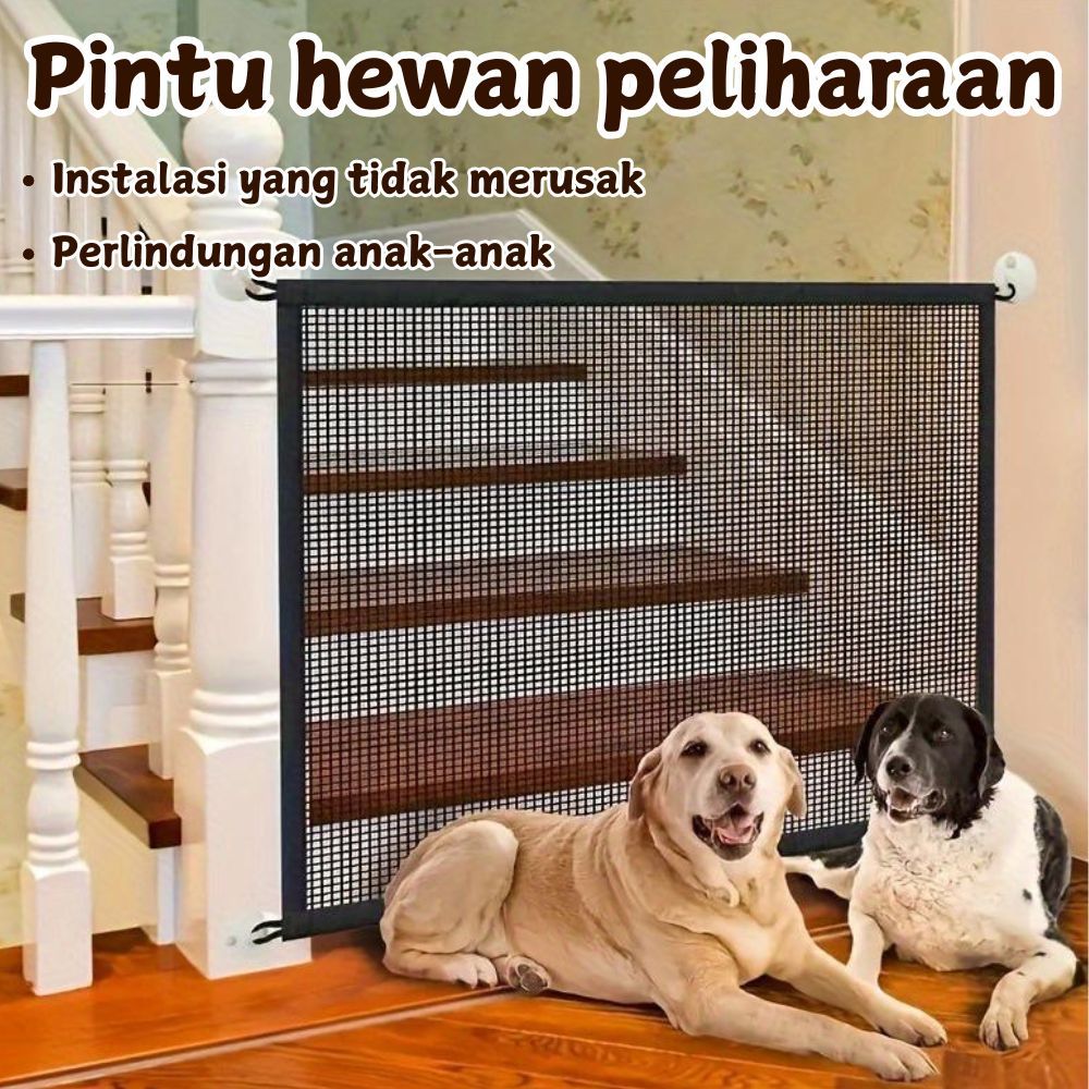 Jual Kucing Pintu Magic 110CM Jaring Kandang Peliharaan | Shopee Indonesia