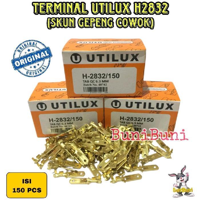 Jual TERMINAL / SKUN UTILUX GEPENG COWOK H-2832 (BOX ISI 150 PCS ...