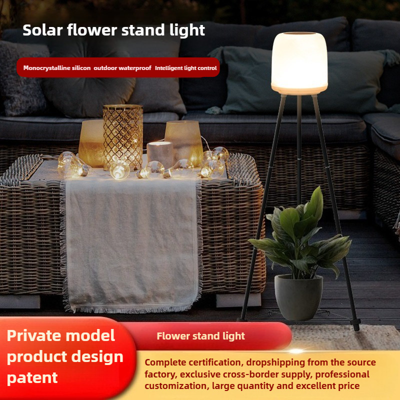Jual Outdoor Garden Solar Flower Stand Light Waterproof Outdoor Villa ...