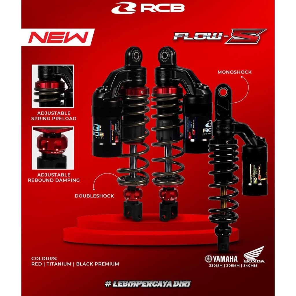 Jual Shockbreaker rcb Shock RCB Flow S Ukuran 335mm shock rx king ...