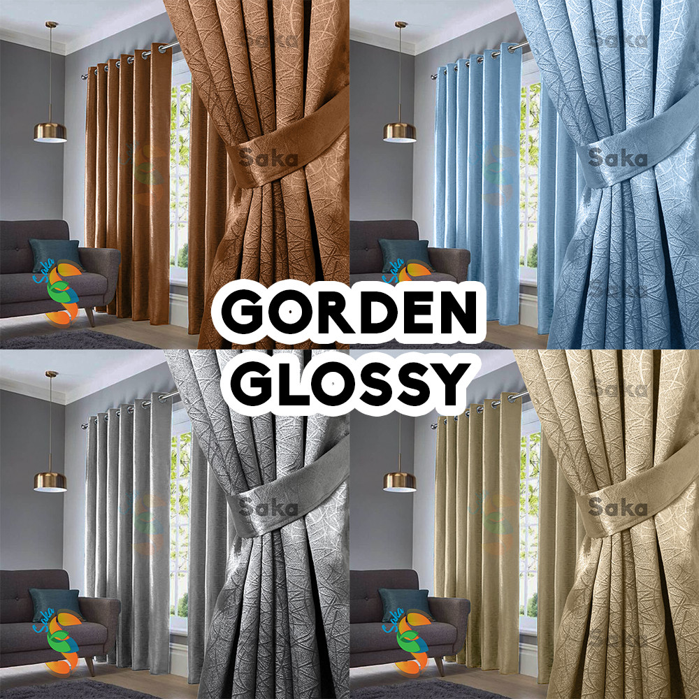 Jual GORDENG BLACKOUT DOFT / GORDEN POLOS EMBOS GLOSY GORDYN JENDELA ...