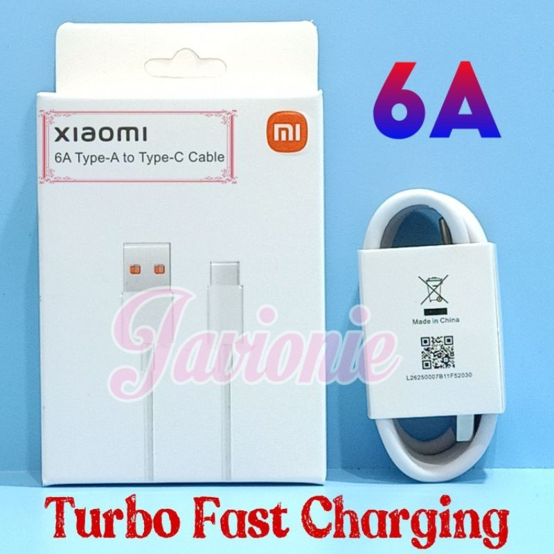 Jual Kabel Data Charger XIAOMI 67 Watt 6A TYPEC Turbo Fast Charging ...