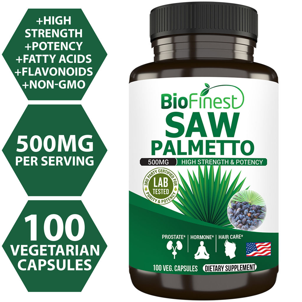 Jual Biofinest Saw Palmetto Extract 500mg (Serenoa repens) - Bladder ...
