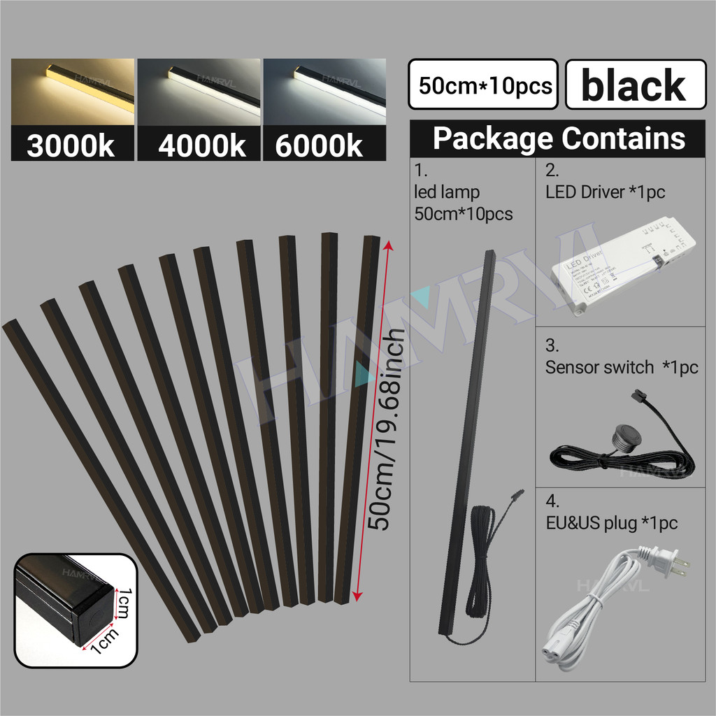 Jual LED Recessed Lighting LED Strip Light for Wood Slat Wall Panel in ...