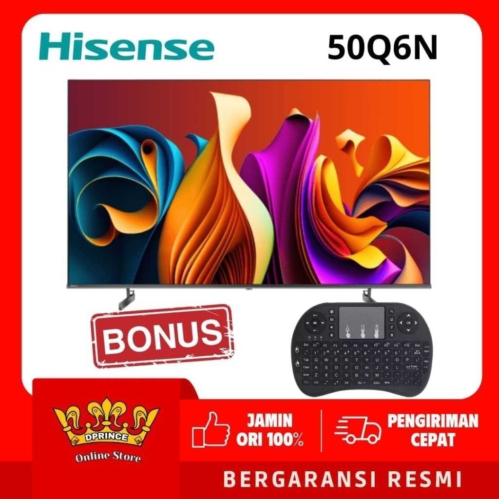 Jual HISENSE LED 50" QLED UHD/4K Q6N 50Q6N Google TV | Shopee Indonesia