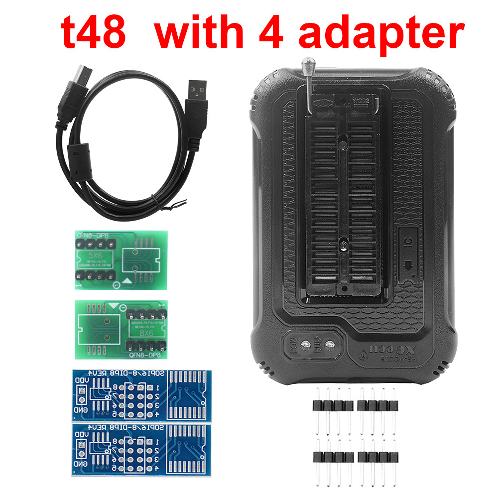 Jual XGECU T48 [TL866-3G] Programmer +4/17/27/30 Parts adapter Kit ...