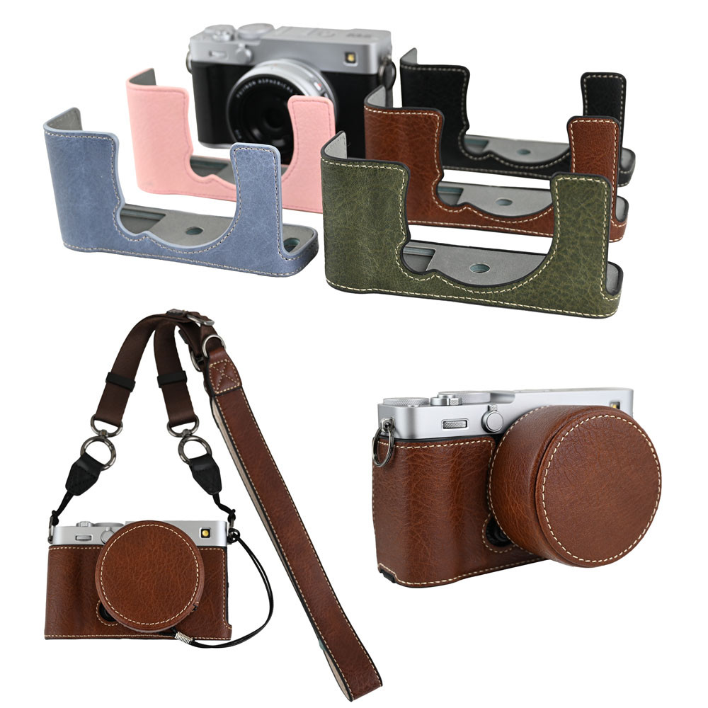 Jual Camera Half Case for Fujifilm X-E5 Fuji XE5 Bottom Battery Opening Cover With Shoulder ...