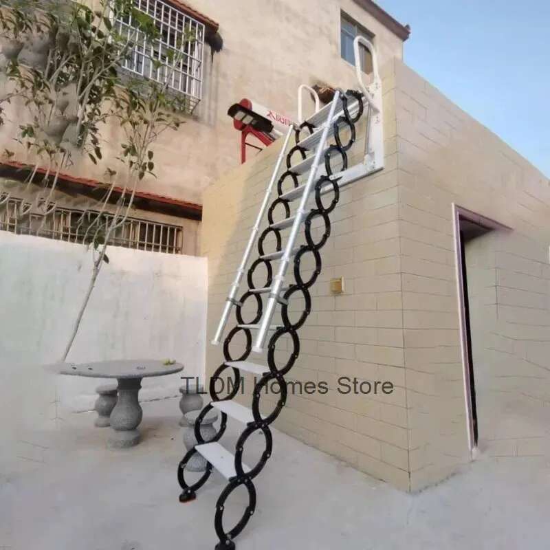 Jual Telescopic Carbon Steel Ladders for Home Indoor Outdoor Wall ...