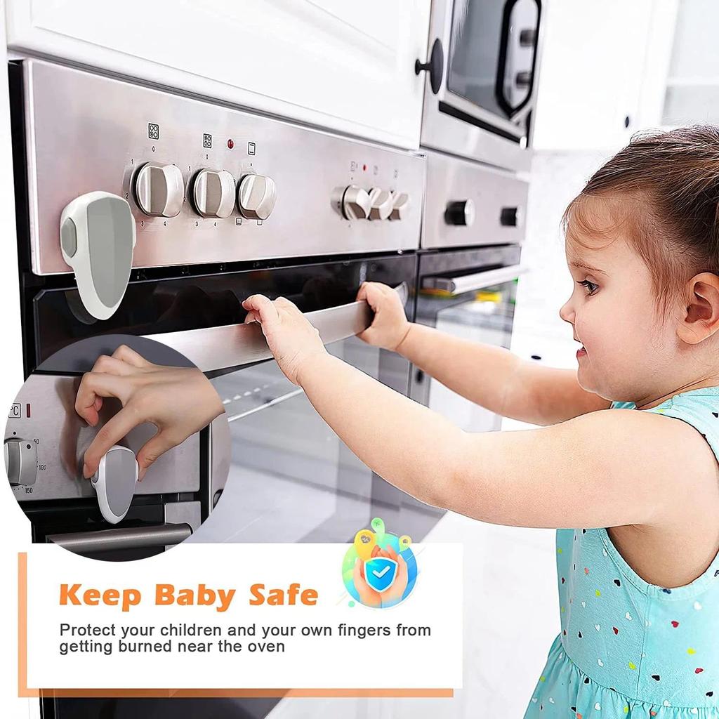 Jual 1/2Pcs Child Safety Oven Lock ABS Material High Temperature ...