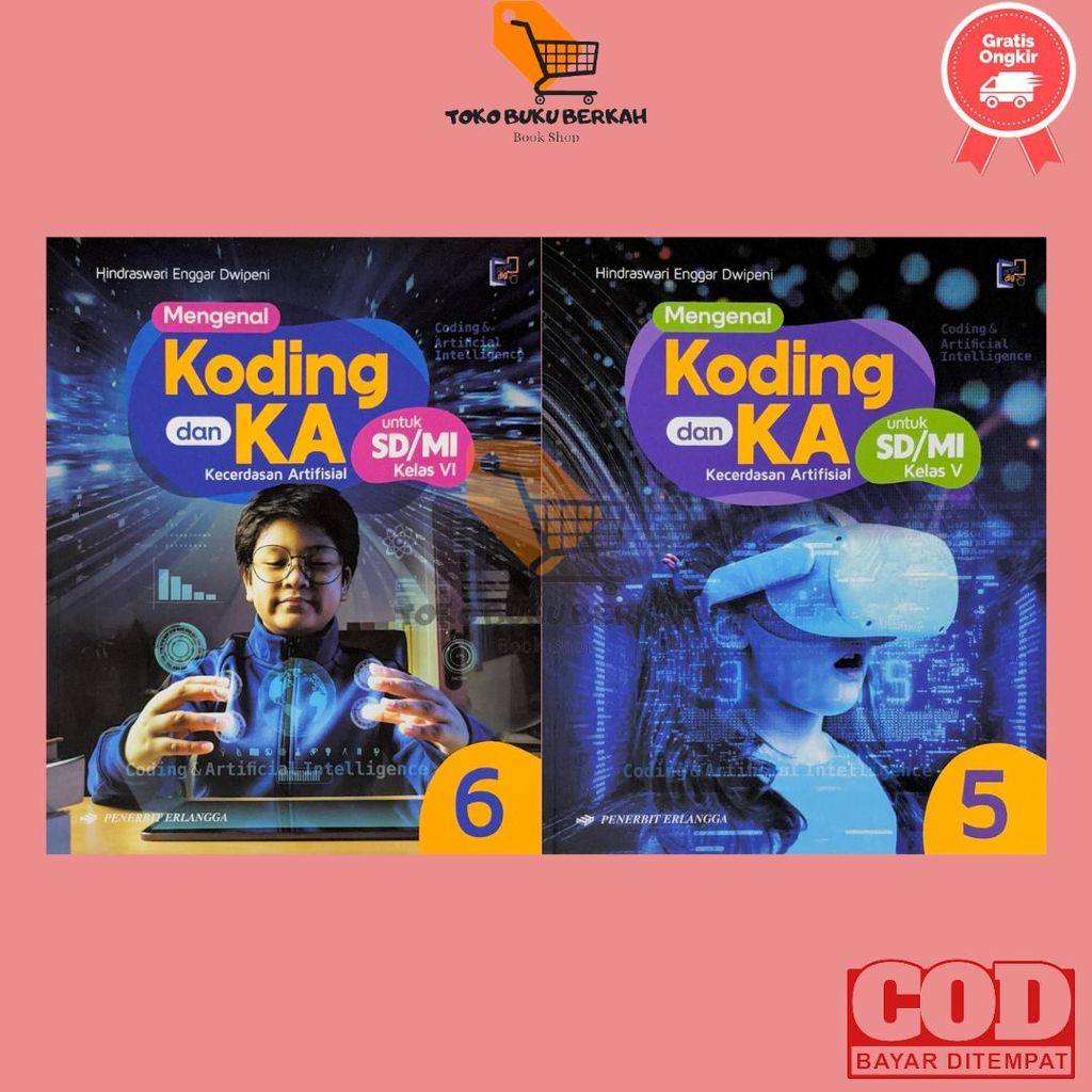 Jual Buku Mengenal Koding dan Kecerdasan Artifisial KA untuk SD/MI ...