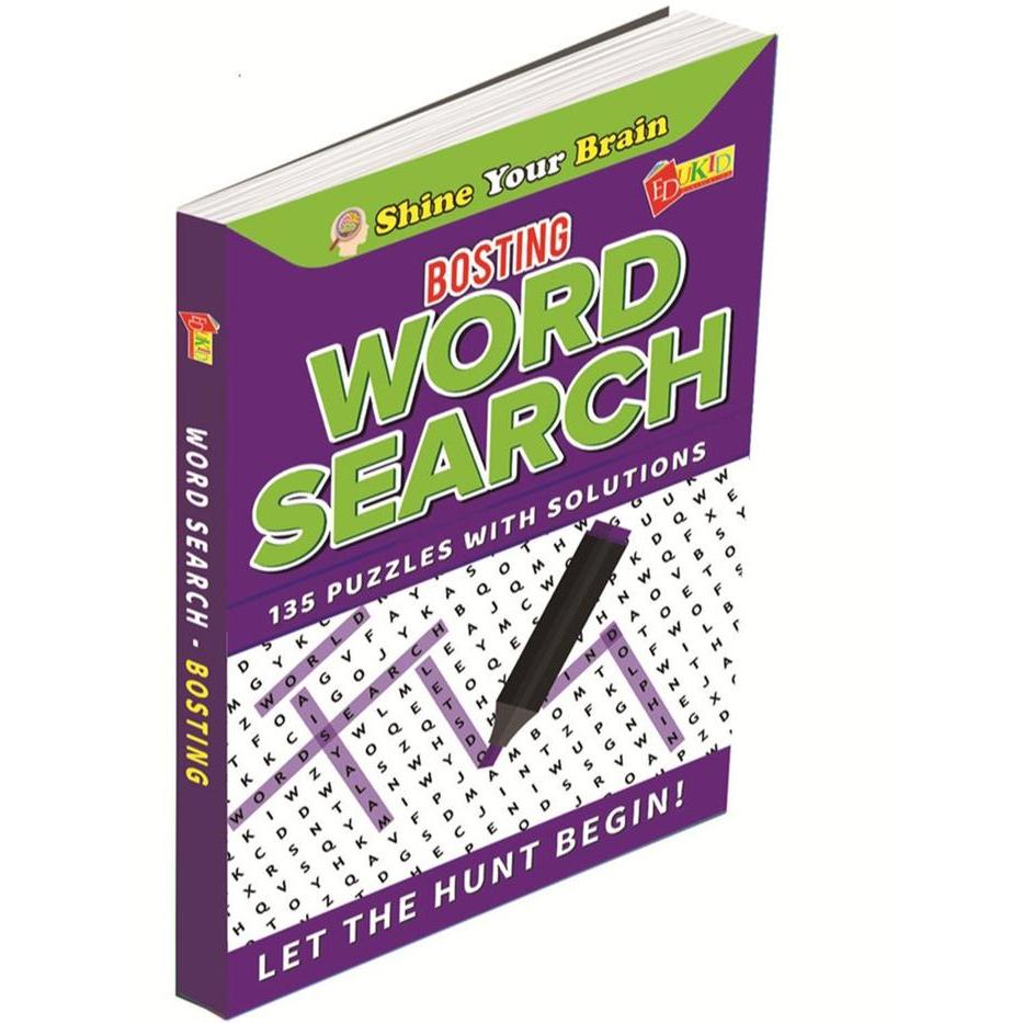 Jual [Edukid] Shine Your Brain Word Search Bosting Book 160 Pages ...
