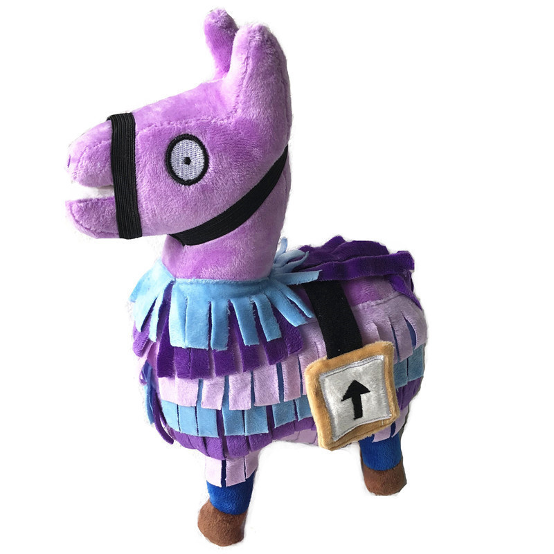 Jual 25cm Fortnite Alpaca Plush Toy Kawaii Room Decoration Cartoon Sofa ...