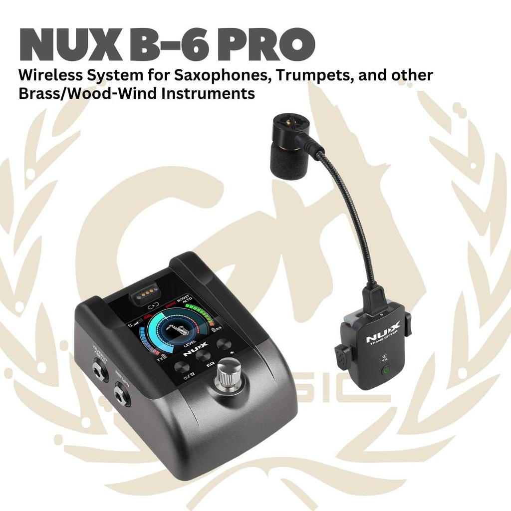Jual NUX B-6 PRO Wireless System for Saxophones, Trumpets, and other ...