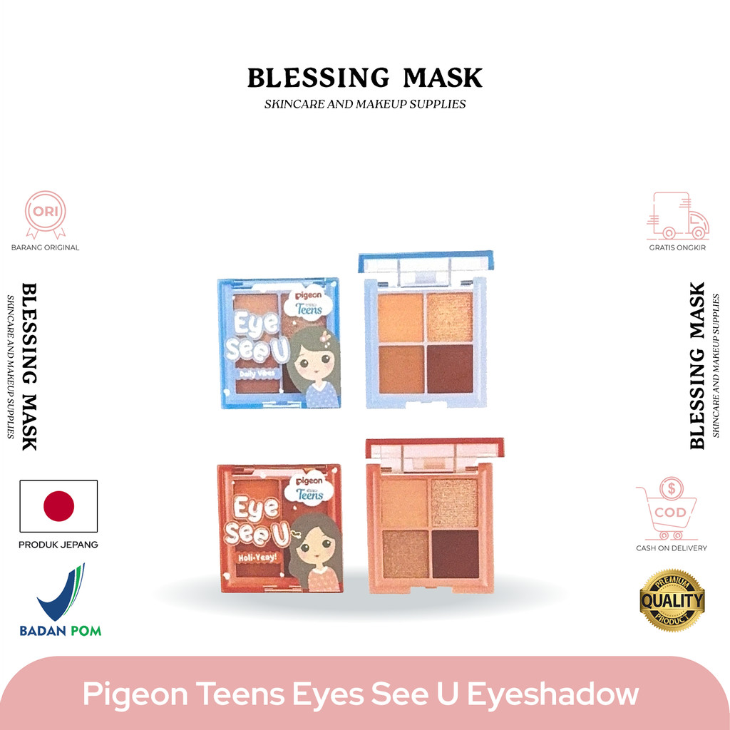 Jual Pigeon Teens Eye See U 4gr Eyeshadow Palette | See You Eye Shadow ...