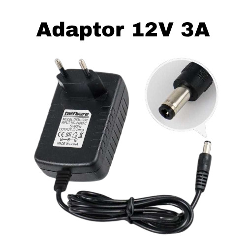 Jual 12V 3A Adaptor Power Supply Converter AC to DC 12V 3A LED Strip ...