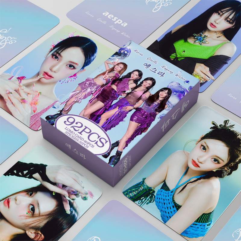 Jual 92PC LOMO CARD PHOTOCARD PC AESPA | Shopee Indonesia