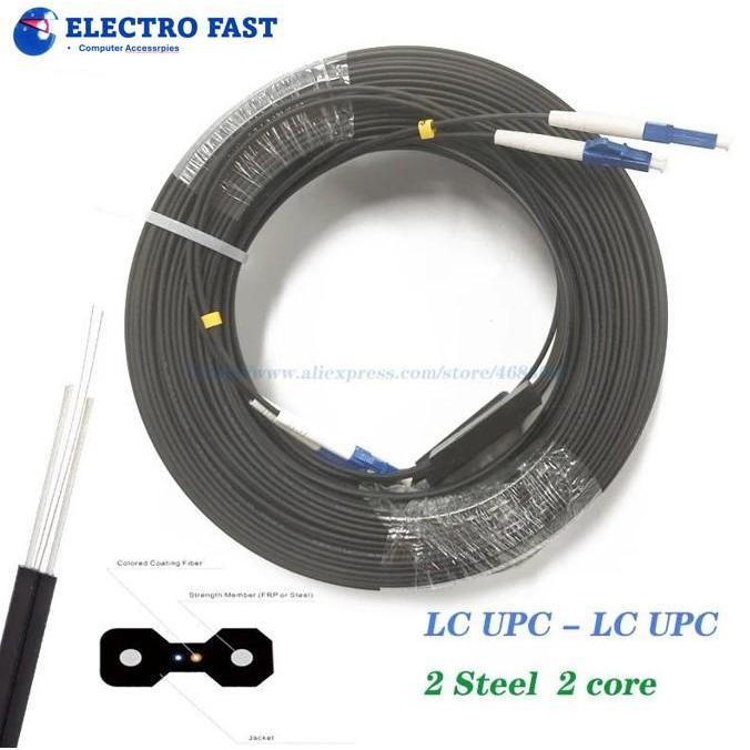 Jual Kabel Precon FO Fiber Optic 2 Core LC LC UPC Outdoor Dropcore ...