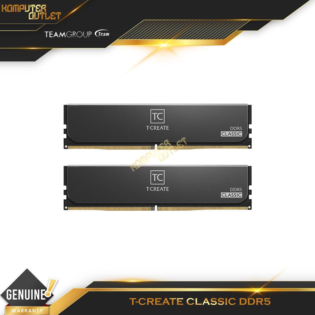 Jual Team T-Create Classic DDR5 64GB Kit (2x32GB) 6000 Mhz CL48 Ram ...