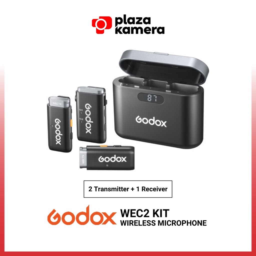 Jual Mic Wireless Godox WEC 2 Kit Mic for Android & Iphone | Shopee ...