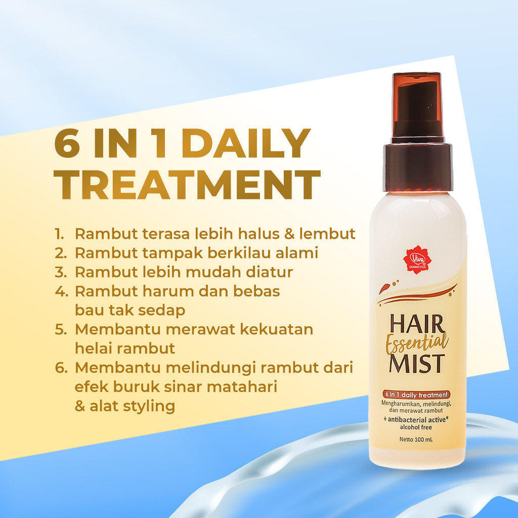 Jual Najmia 2 - Viva Hair Essential Mist 100 ml (with Pro Vit B5, Silky ...