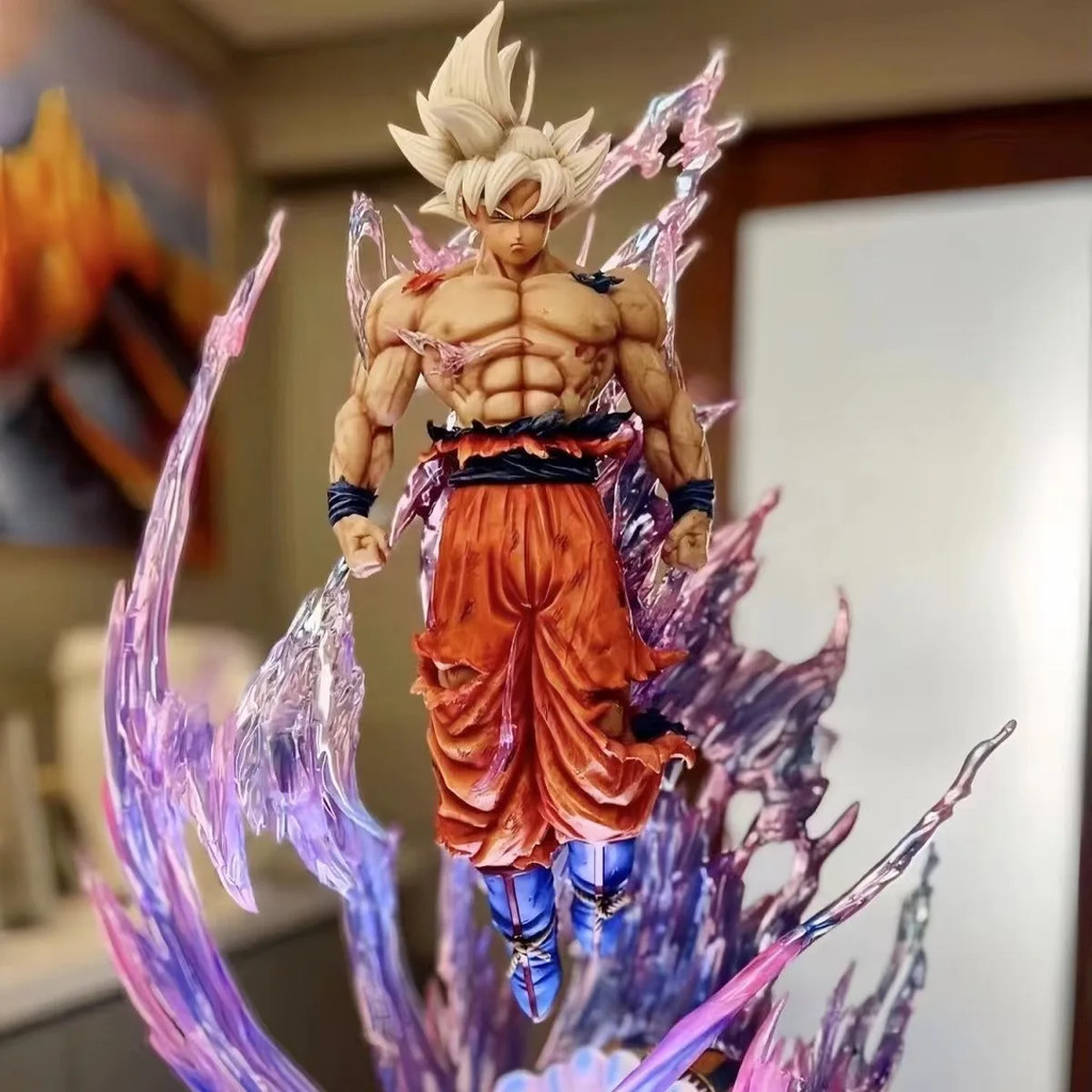 Jual 24cm PVC Statue Dragon Ball Z Goku Ultra Instinct Figure Ultra ...