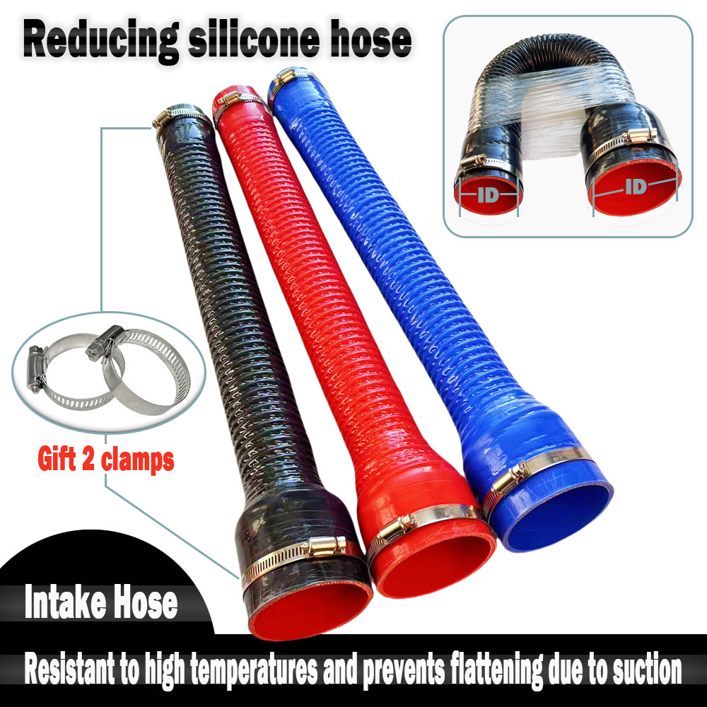 Jual Car Radiator Tube Pipe For Air Intake Black Flexible Variable ...
