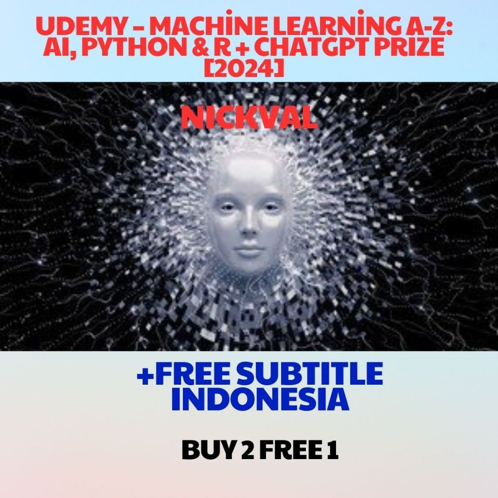 Jual Udemy – Machine Learning A-Z: AI, Python & R + ChatGPT Prize [2024] | Shopee Indonesia