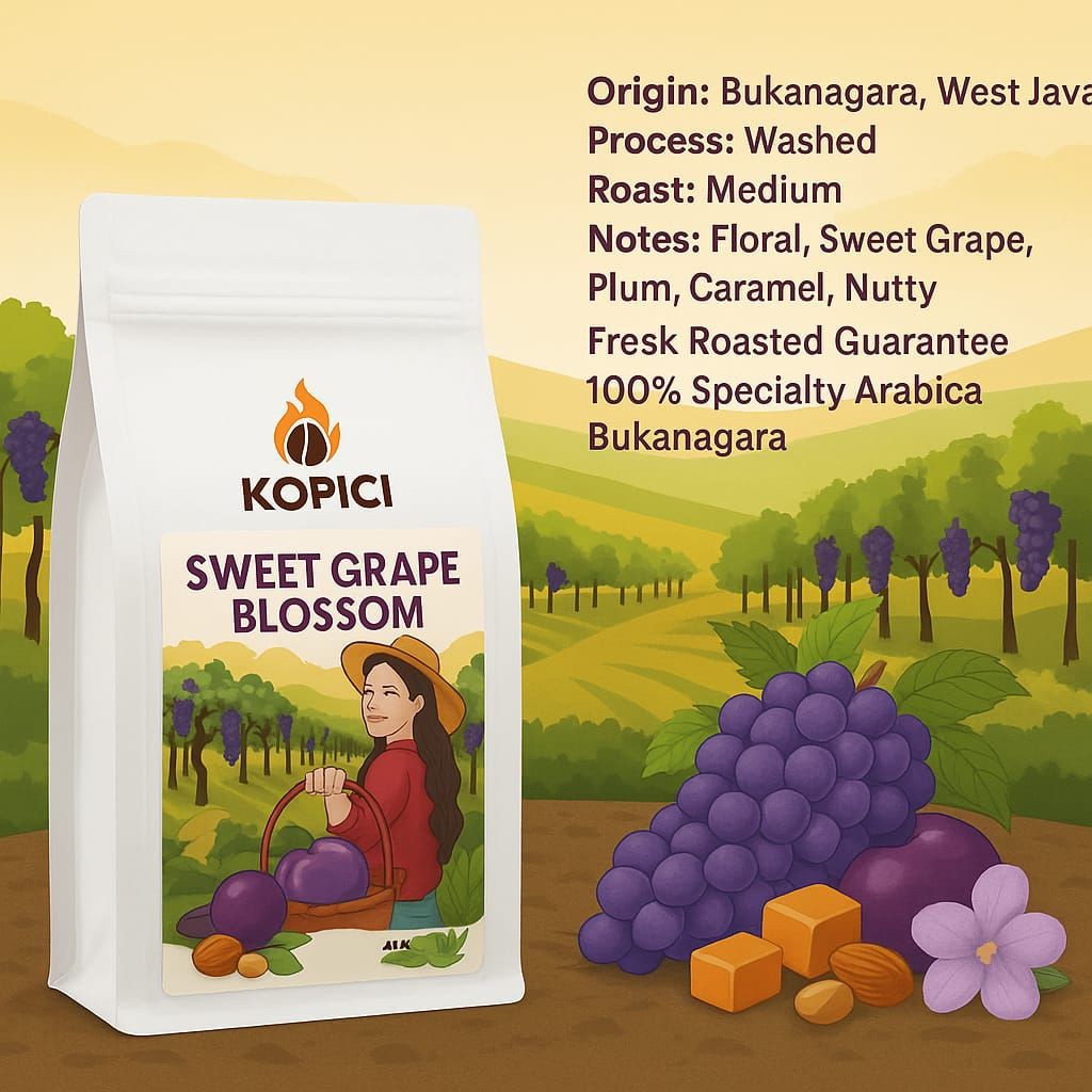 Jual Kopici Kopi Sweet Grape Blossom. Origin Bukanagara. | Shopee Indonesia