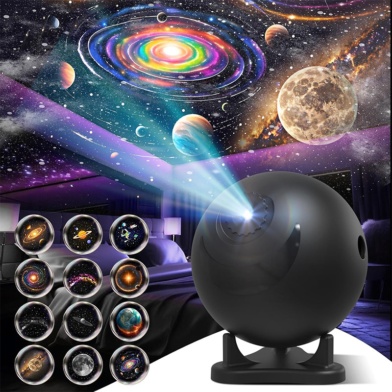 Jual Planetarium Projector for Bedroom, 12 Image Discs, Galaxy ...