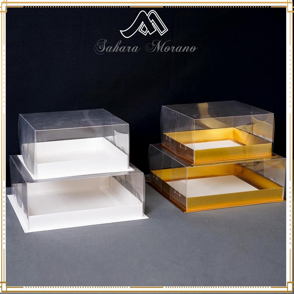 Jual [PREMIUM] Box Mika PVC Multifungsi Cake Box Kotak Seserahan Box ...