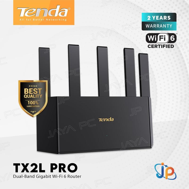 Jual Tenda Router TX2L Pro Dual-Band Gigabit WiFi 6 with Mesh System ...