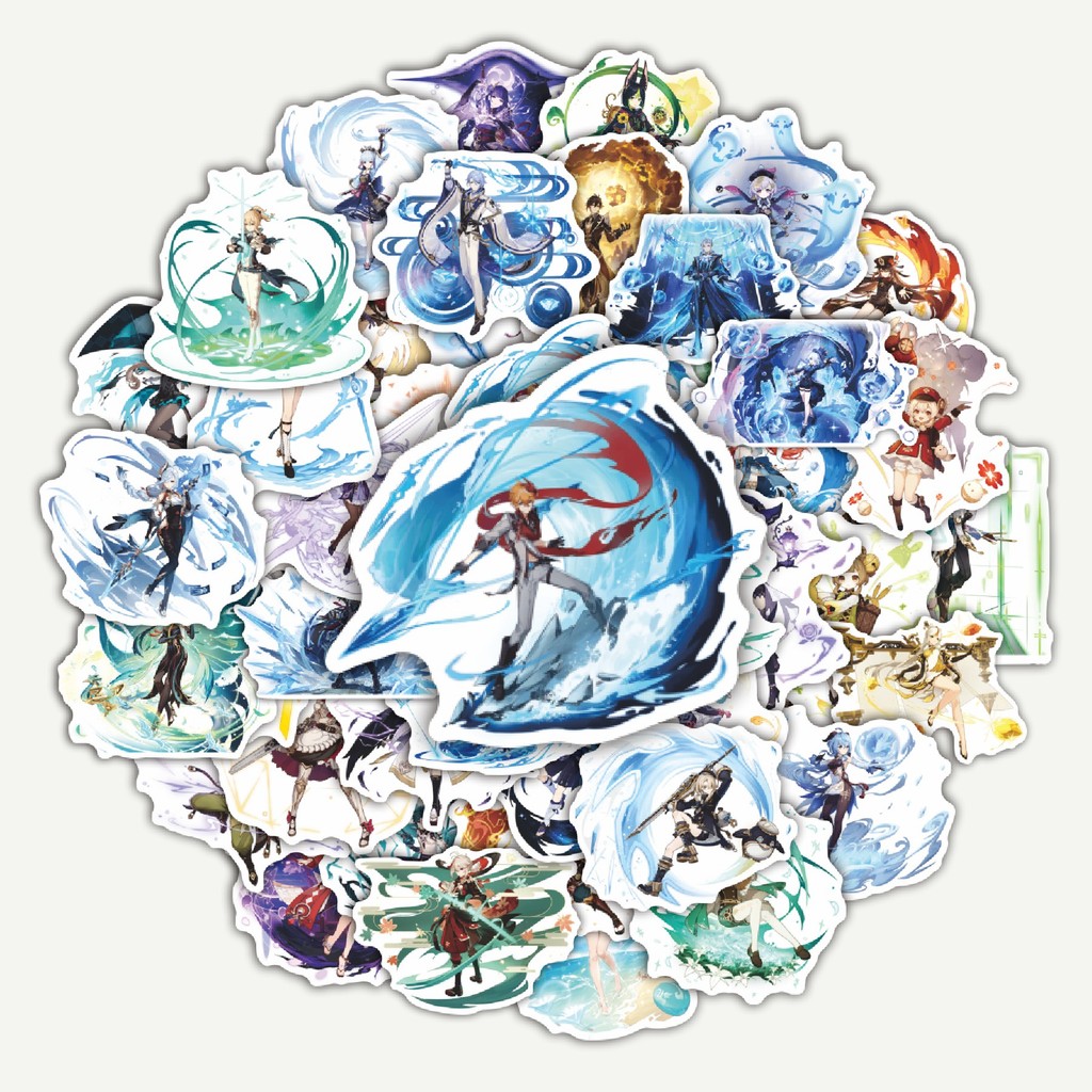 Jual Sticker Pack Stiker Game GI Splash Summon V1 | Sticker TUMBLR ...
