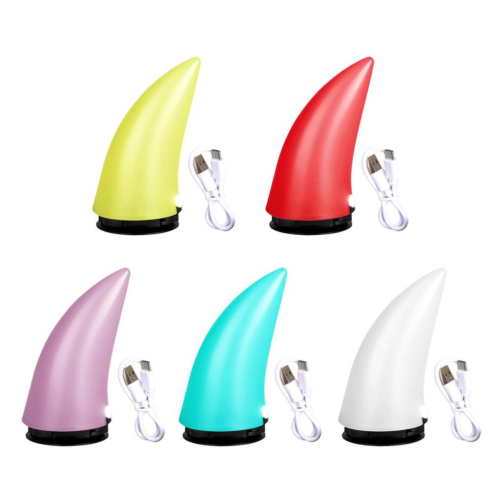 Jual Illuminated Devil Horn for Helmet Detaable 3D Bumper Hood Stickers ...