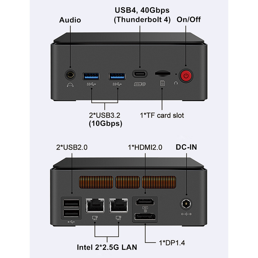 Jual Topton AI Gaming Mini PC Intel Core Ultra 9 185H 7 155H ...