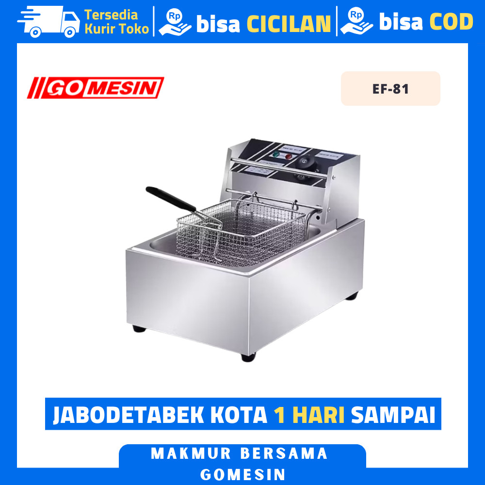 Jual Getra Ef 81 Ef-81 Deep Fryer Listrik 6 Liter Electric Deep Fryer 1 ...