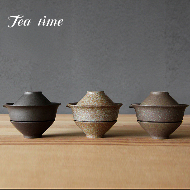 Jual 200ml Japanese Ceramic Teapot Kettle Tea Making Gaiwan Tea Cup for ...