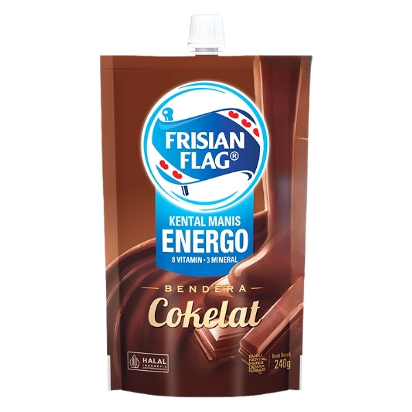 Jual FRISIAN FLAG SCM BENDERA KENTAL MANIS POUCH COKELAT 240 GR ...