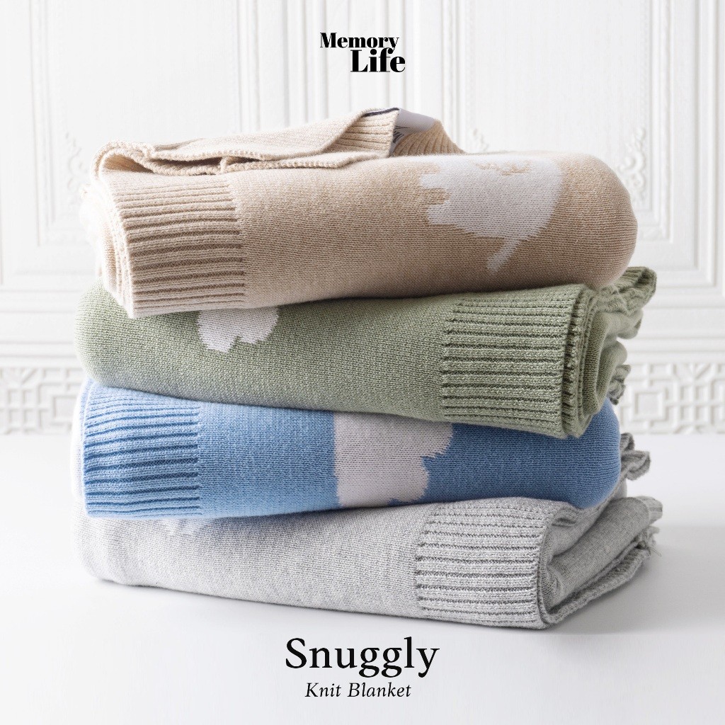 Jual Memorylife Essentials - Snuggly Knit Blanket | Premium Knit ...