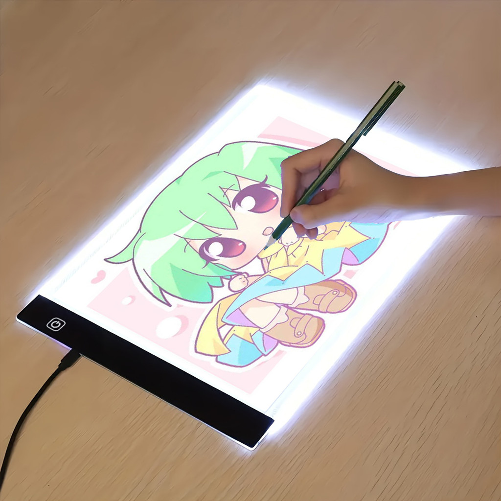 Jual LED Drawing Copy Board Pad 3 Level Dimmable A3/A4/A5 Size Drawing ...