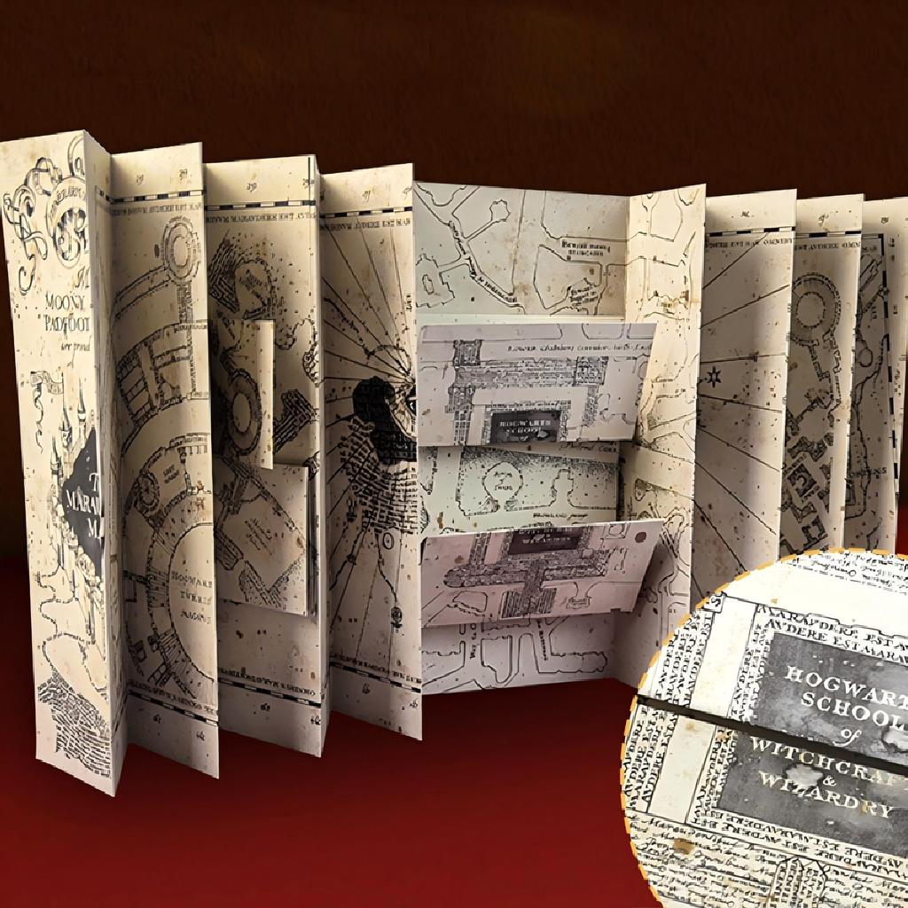 Jual Harry Potter Magic School The Marauder's Map Hogwarts Wizarding ...