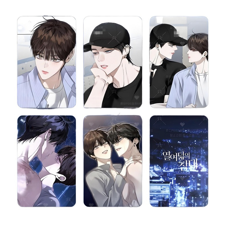 Jual 5 Pcs/Set Manga Eighteen's Bed Photo Cards - Kangjun Yohan Characters Collectible LOMO Card ...